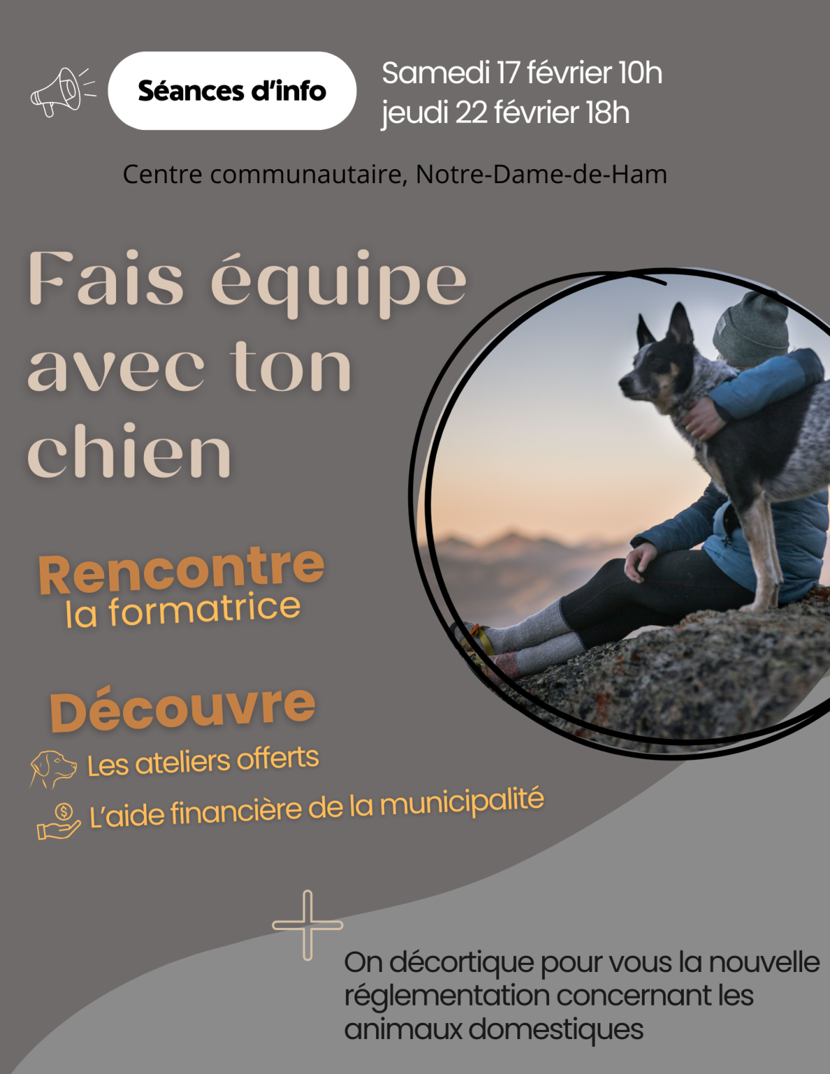 Cours chiens | Notre-Dame-de-Ham